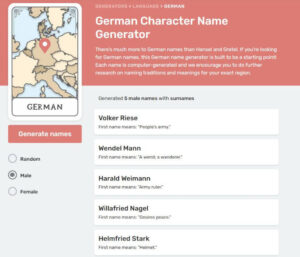 Namensgenerator – So findest Du Namen für Charakter und Orte